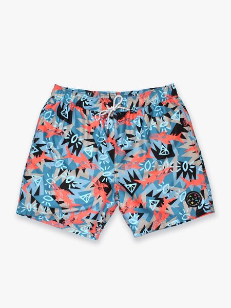 Maui and Sons - Shark Tank Pool Shorts in Coral - Military & First ...