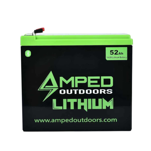 Amped Outdoors - 52Ah Lithium Battery (14.8V NMC) with Charger ...