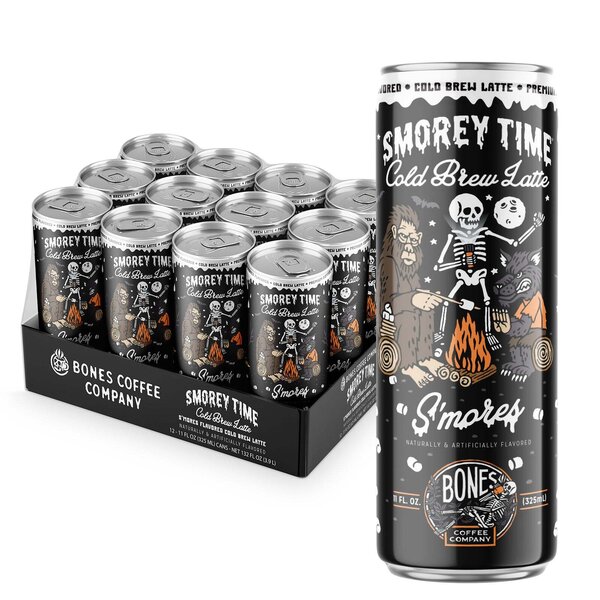 Bones Coffee Company - S'morey Time Cold Brew Latte - Military & First ...