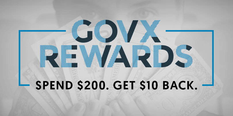 Here's How GOVX REWARDS Work: Spend $200, Get $10 Back