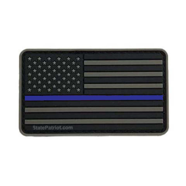 State Patriot - THIN BLUE LINE PATCH - Military & First Responder ...