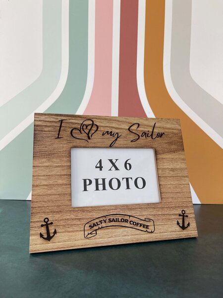 Salty Sailor Coffee Company - Salty Sailor Picture Frame - Military ...