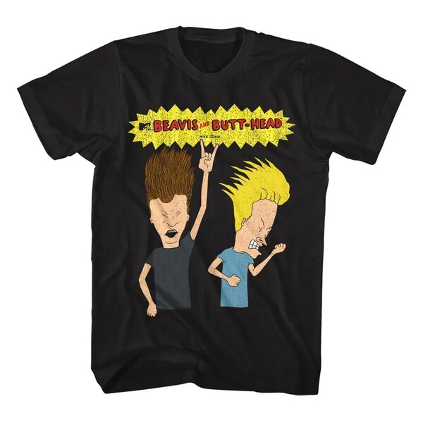 American Classics - Men's Beavis And Butthead Rockin Out T-Shirt ...