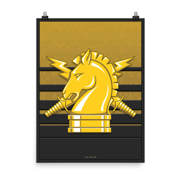 Call For Fire - PSYOP Emblem Poster - Military & First Responder ...