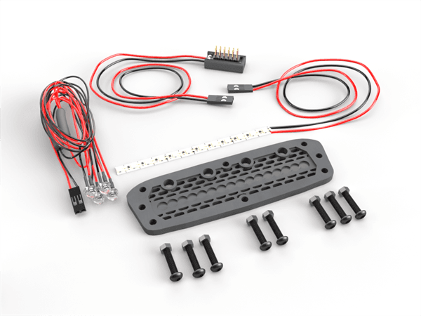 Polo Creations RC - Traxxas Sledge Light Kit Grill Light Bar plus Fog ...