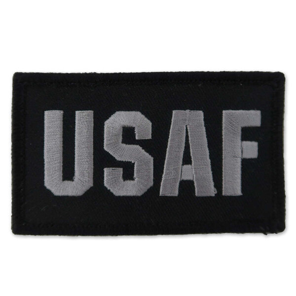 Air Force Gear - USAF Velcro Patch (Black) - Military & First Responder ...