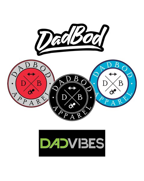 DadBod Apparel - Dad Sticker Pack - Military & First Responder ...