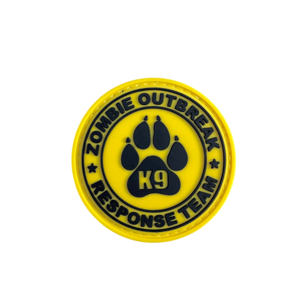 kiloninerpets - Zombie Outbreak Yellow PVC Morale Patch - Military & First Responder Discounts ...