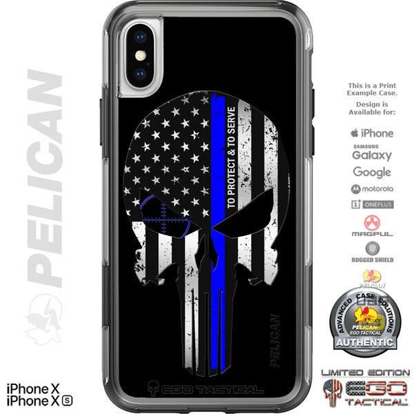 EGO Tactical - Subdued Thin Blue Line 50-Star US American Flag To ...