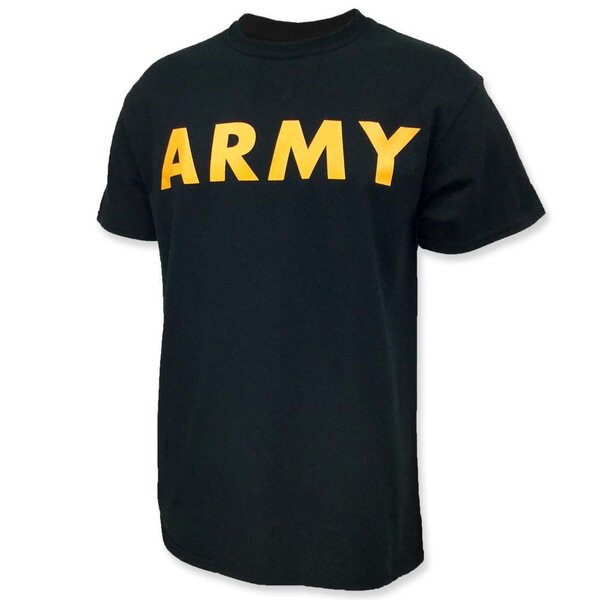 Army Gear - Army Logo Core T-Shirt (Black) - Military & First Responder ...