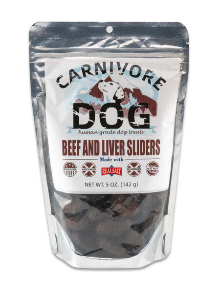 Carnivore Crisps - Carnivore DOG Beef and Liver Sliders 5oz - Military ...