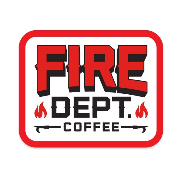 Fire Department Coffee - FDC Flame And Pike Pole Sticker - Military ...