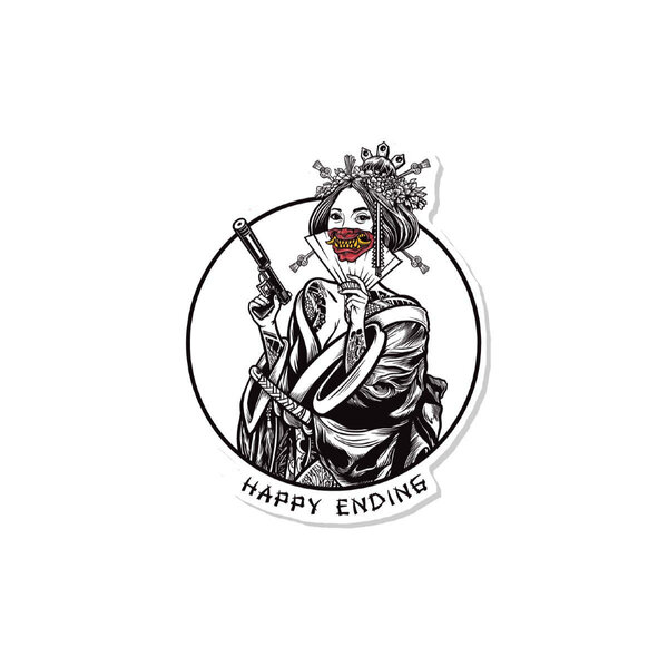 Savage Tacticians Happy Ending Sticker Military First Responder Savage Tacticians Happy Ending Sticker Military First Responder