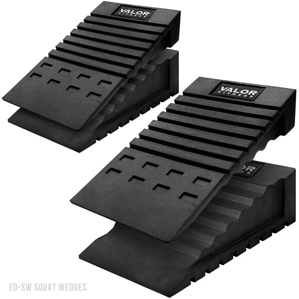 Valor Fitness - Non Slip Multi Degree Squat Wedge (4-Piece Set ...
