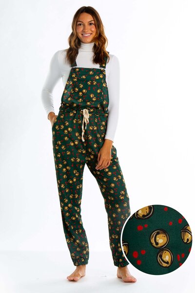 Shinesty - The Bells on Bobtail | Womens Jingle Bells Pajamaralls ...