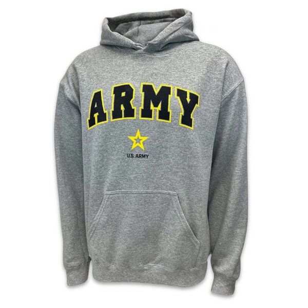 Armed Forces Gear - Army Arch Star Hood (Grey) - Military & First ...