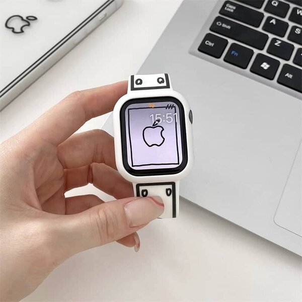 Infinity Loops - Cartoon Graffiti Strap+Case For Apple Watch - Military ...