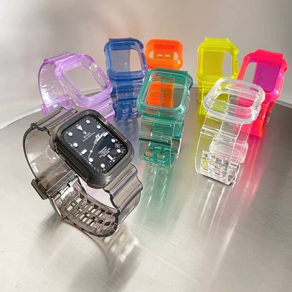 Infinity Loops - Jelly Soft Silicone Colored Apple Watch Sport Strap ...