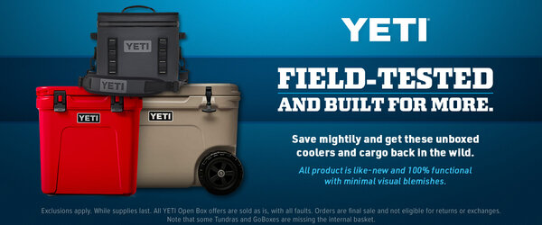 YETI Open Box - Discounts for Military & Gov't | GOVX