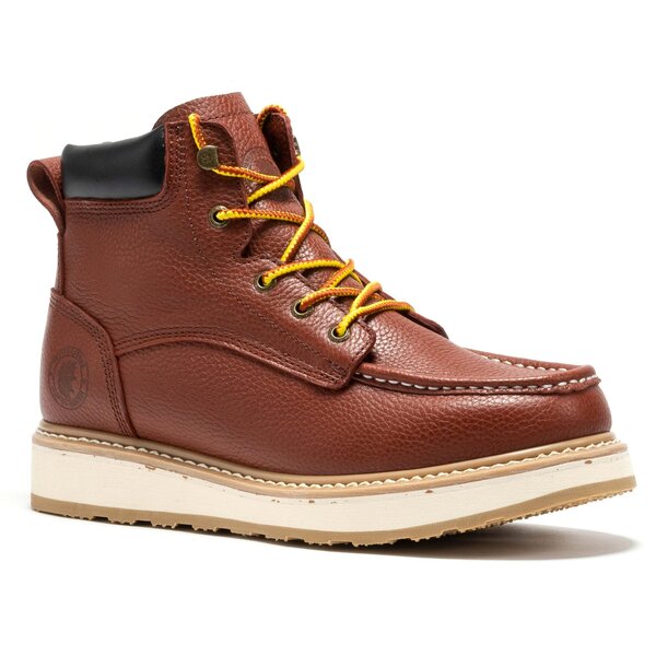 Rock Rooster Footwear - ROCKROOSTER Walker Men's 6 Inch Brown Soft Toe ...