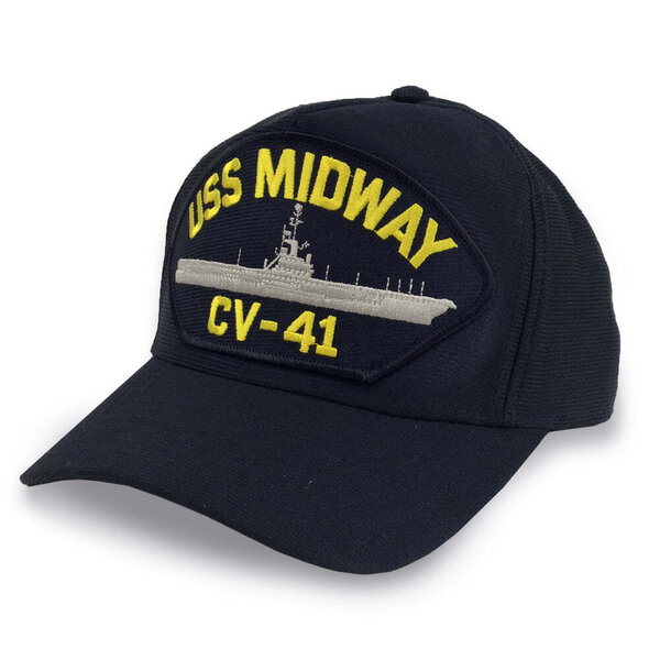 Navy Gear - Navy USS Midway CV-41 Hat - Military & First Responder ...