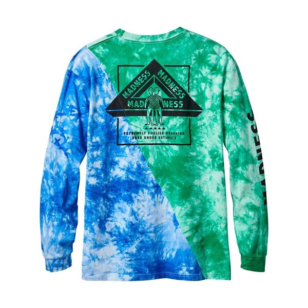 Thank You Supply - Madness Apparel Tie Dye Split V2 Long Sleeved Tee ...