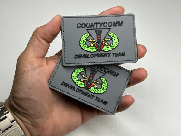 CountyComm - CC Development Team - Patch ( 2 Pack ) - Military & First Responder Discounts | GOVX