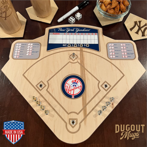 Dugout Mugs - New York Yankees Baseball Board Game with Dice - Military ...