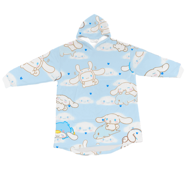 Gilgamesh - Cinnamoroll Sherpa-Lined Hoodie Blanket - Military & First ...