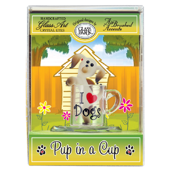 Glass Baron - Keepsake Box: Pup In A Cup - Military & First Responder ...