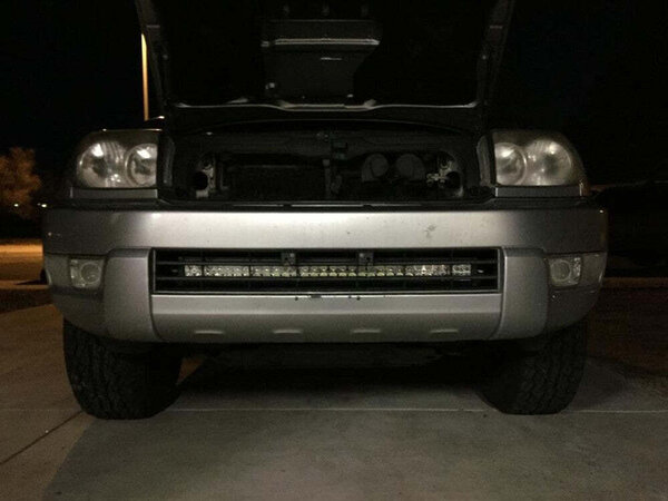 Cali Raised LED - 32" Lower Bumper Hidden LED Light Bar Brackets Kit ...
