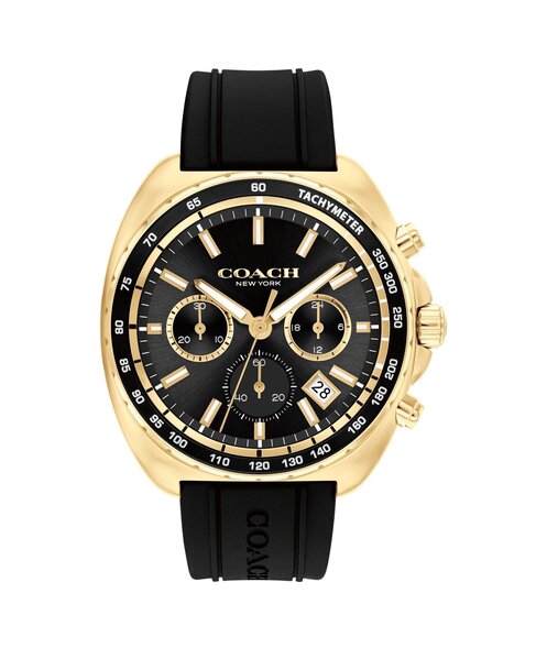 Coach - Men's 44.5 Charter Chronograph Silicone Watch - Discounts for ...