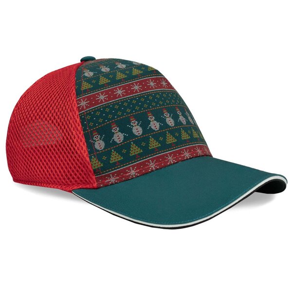 Headsweats - Ugly Sweater Christmas 5 Panel Trucker Hat - Military ...