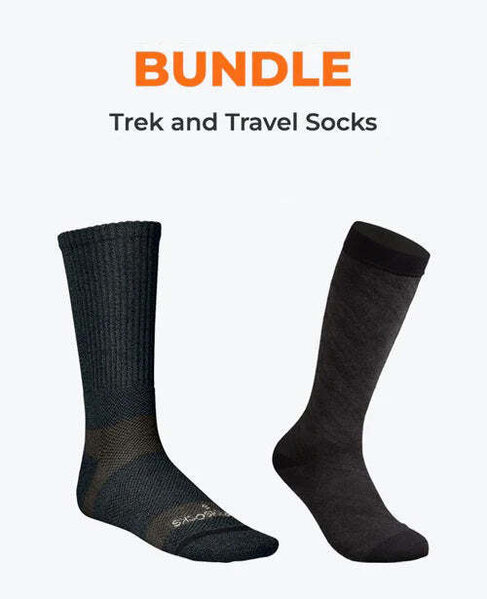 Incrediwear - TREK AND TRAVEL SOCKS BUNDLE - Military & First Responder ...