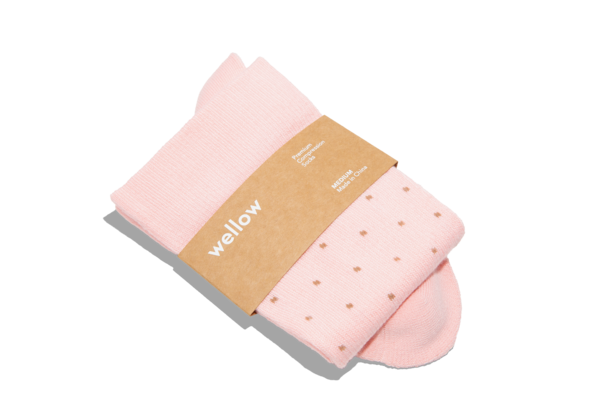 Wellow - Desert Rose Dot - Wide Calf - Military & First Responder ...