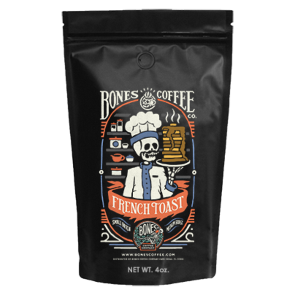 Bones Coffee Company - French Toast | 4oz - Military & First Responder ...