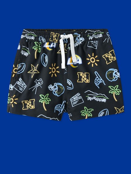 Chubbies - The Neon Rams (NFL Toddler Swim Trunk) - Military & First ...