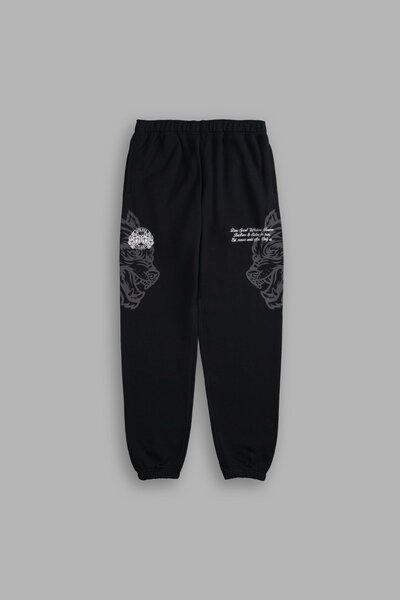 DarcSport - Loyalty Wolf Post Lounge Sweats in Black - Military & First ...