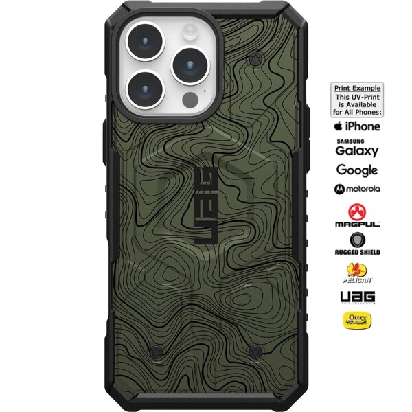 EGO Tactical - Thick Topography Lines in Your Choice of Colors Custom ...