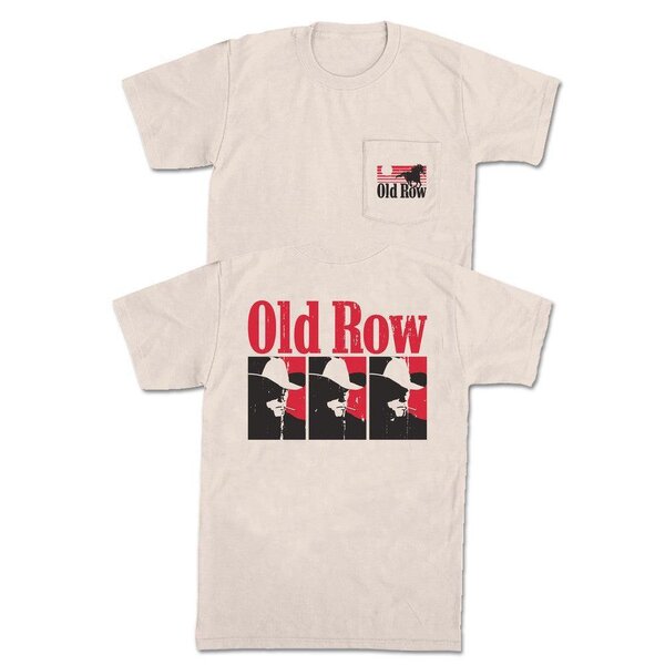 Old Row - The Smoking Cowboy Repeat Pocket Tee - Military & First ...