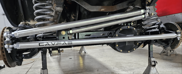 CavFab - Over the Axle (OTA) Track Bar System 7075 Aluminum - Jeep XJ ...